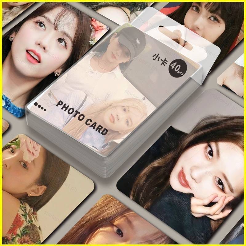 BX 40PCS/Set BLACKPINK Rose Jisoo Jennie Lisa Idol Periphery Supporting ...