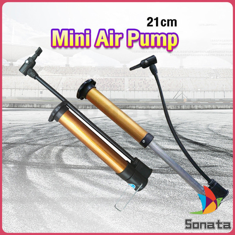 Sonata Mini Bicycle Bike Tire Ball Hand Air Pump Volleyball Football Inflator Air Pump | Shopee ...