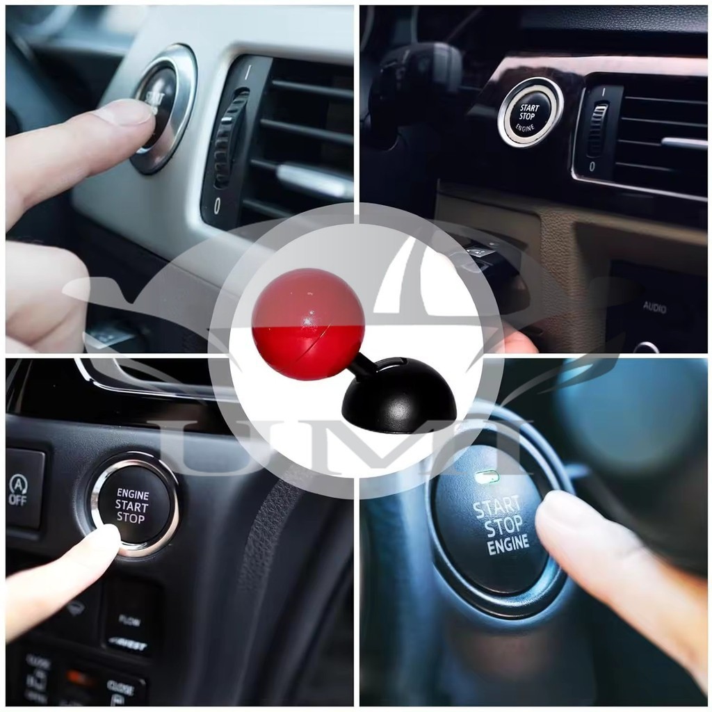 Car Push Start Button Joy Stick Engine Push Switch Button Car Novelty ...