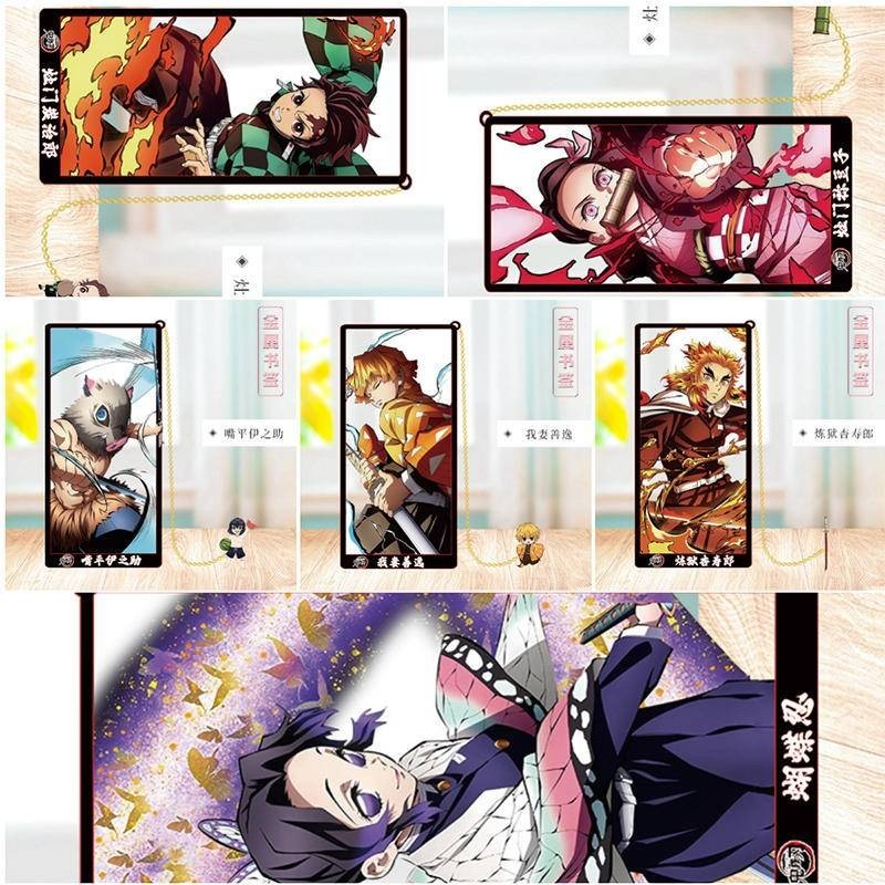 7 Styles Anime Demon Slayer Kimetsu no Yaiba Tassel Pendant Metal ...