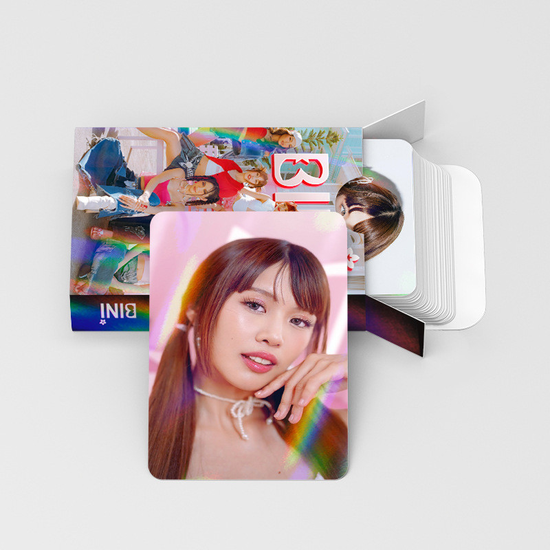 BINI Photocards Biniverse CHERRY ON TOP Laser Hologram Lomo Cards Aiah ...