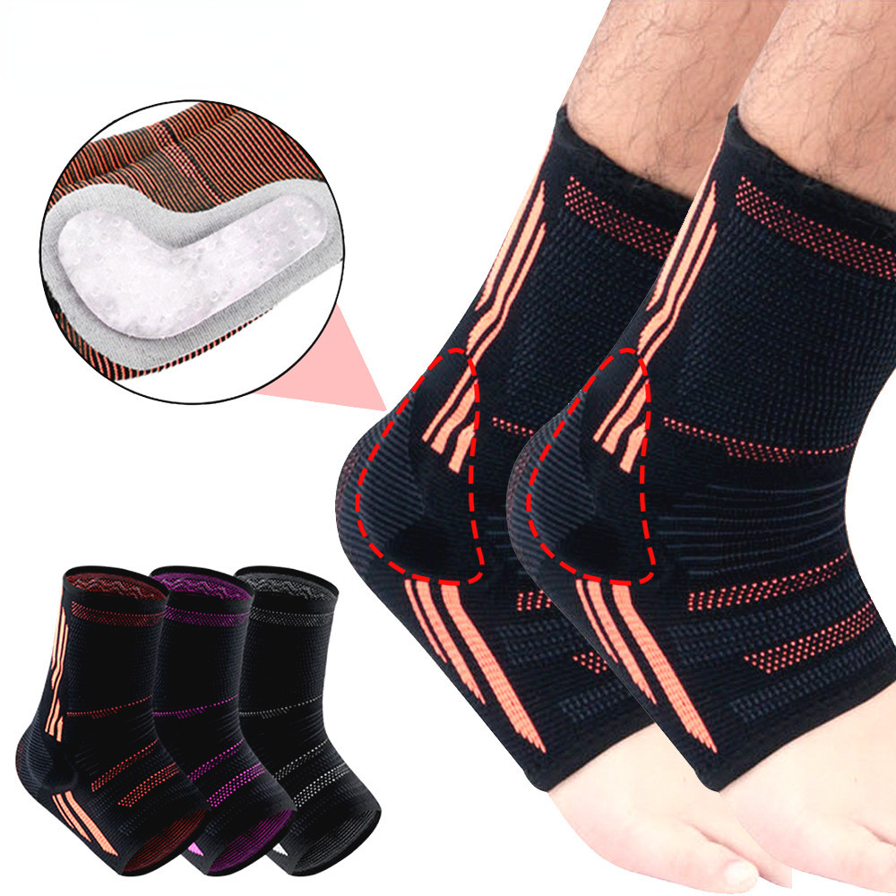 Ankle Support Brace Elasticity Free Adjustment Protection Foot Bandage ...