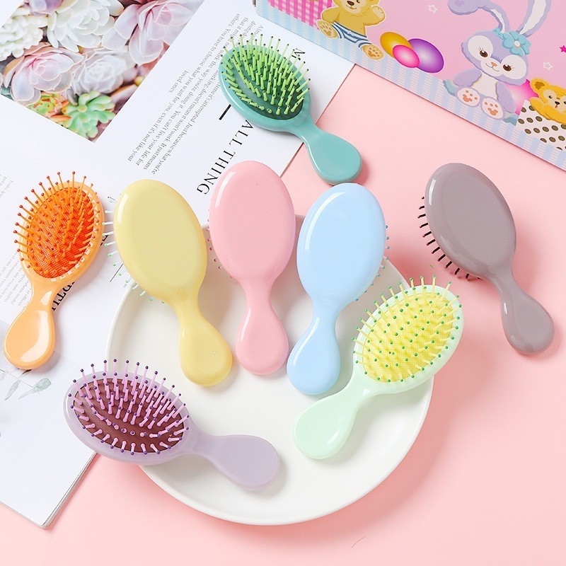 Mini Hair Comb Dry Wet Colorful Hair Brush Air Cushion Anti-Static Hair ...