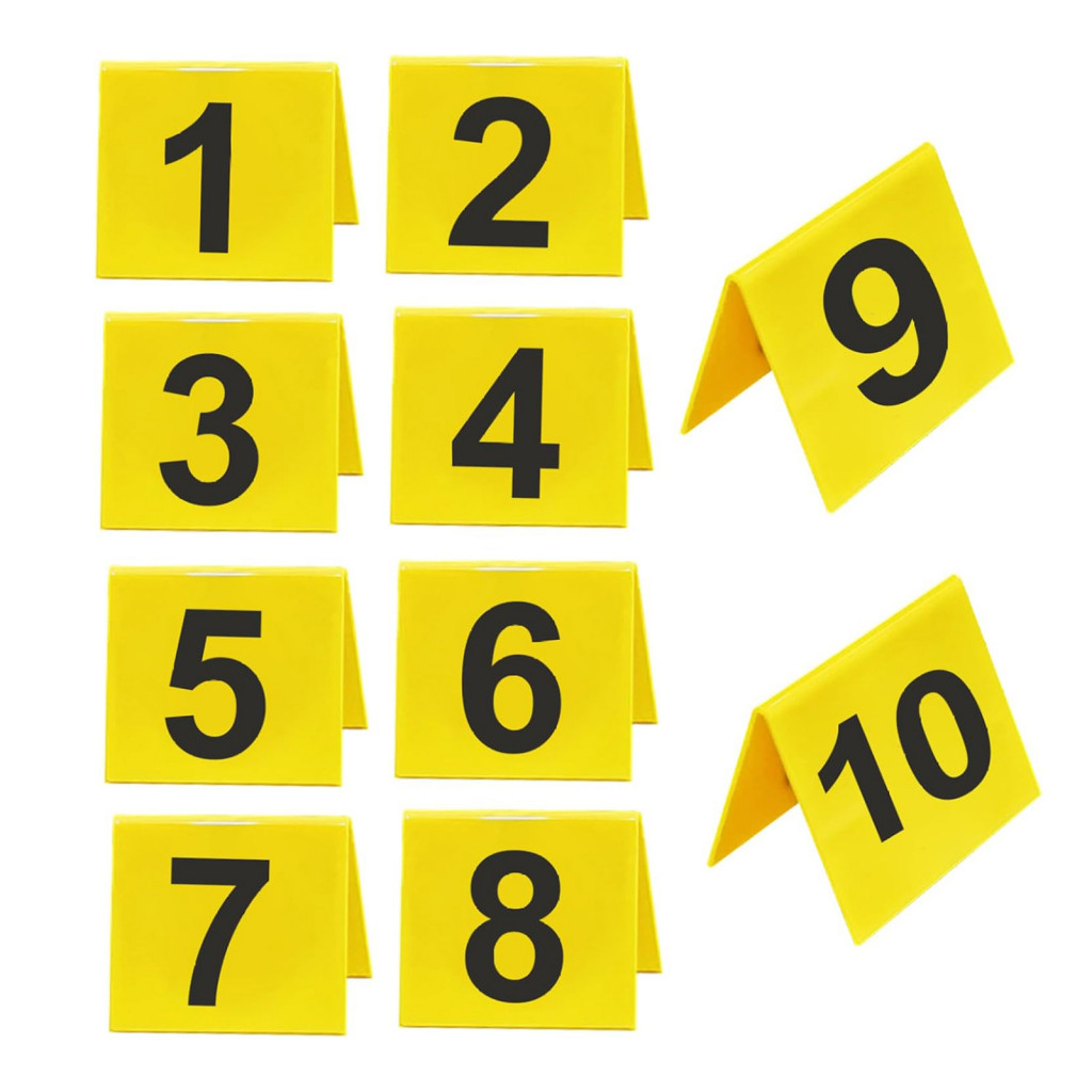 [MO] Evidence Marker Set Crime Scene Marker 10pcs Crime Scene Number ...