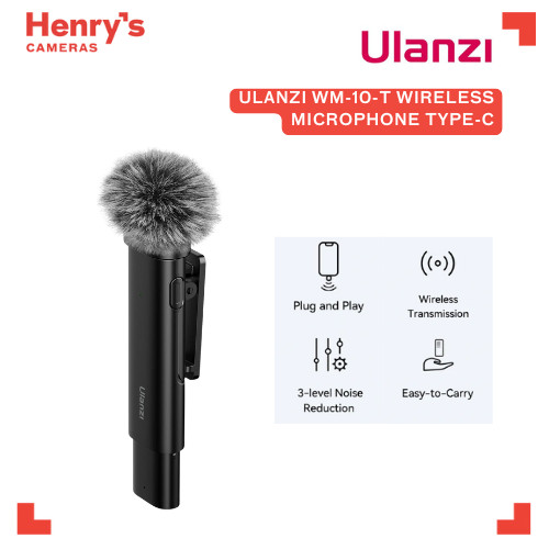 ULANZI WM-10-T WIRELESS MICROPHONE TYPE-C - Henry's Cameras | Shopee Philippines