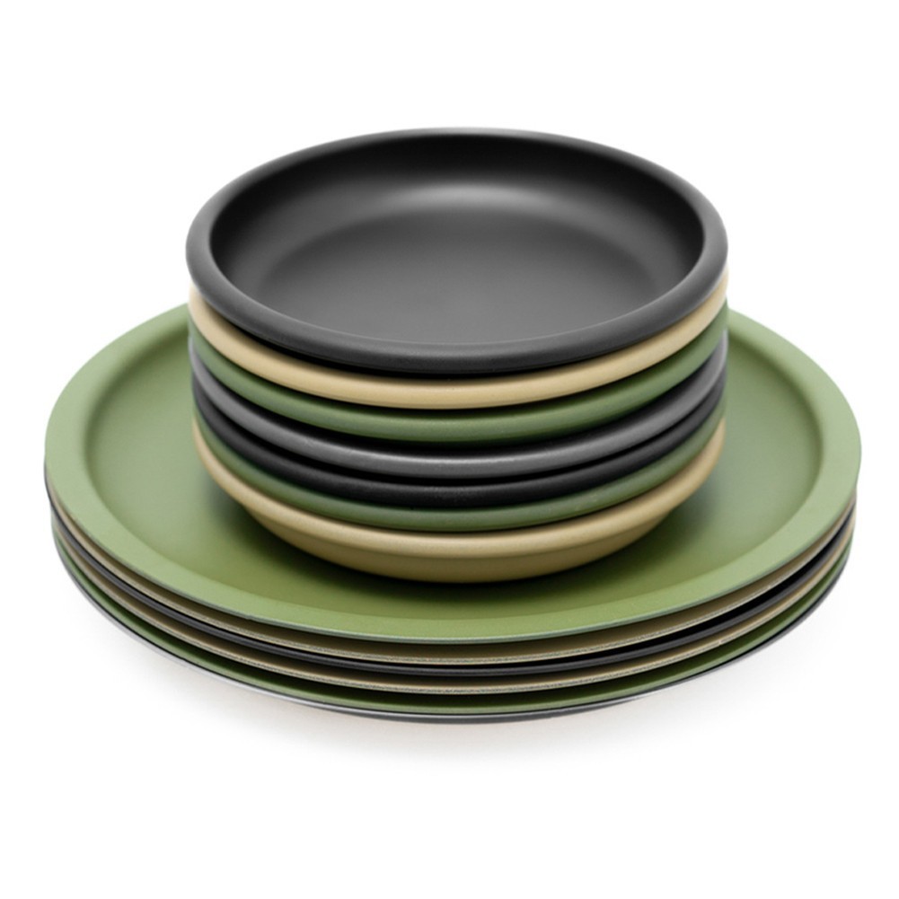 Fashionstyle Aluminum Alloy Camping Small Dish Plate Non-stick Coating ...