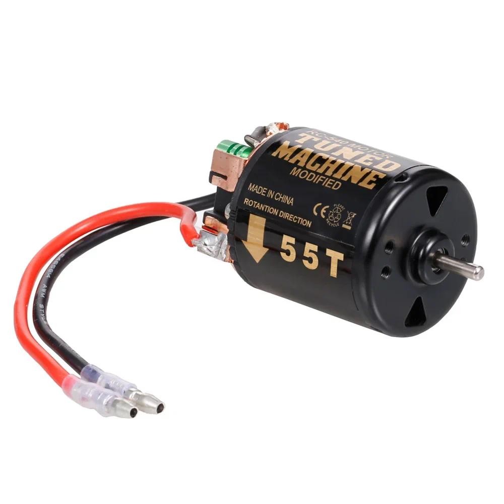 RC 540 35T 45T 55T Brushed Motor for RC Car Rock Crawler Axial SCX10 ...