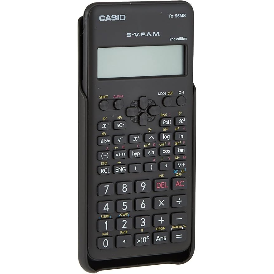 Casio FX-95MS 2nd Edition Scientific Calculator Heavy Duty Calculators ...