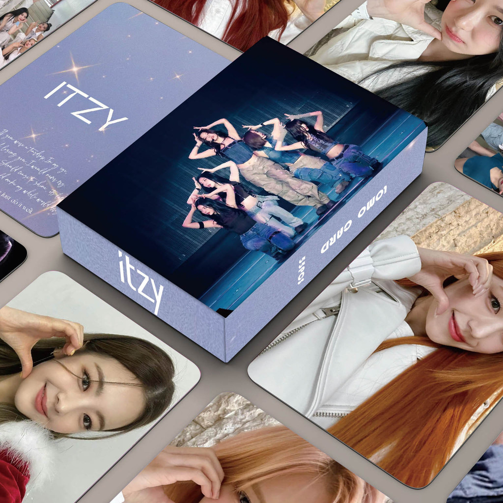 55pcs ITZY Lomo Cards Algorhythm Album BORN TO BE BEST FRIENDS FOREVER 2024 SEASON'S GREETING ...