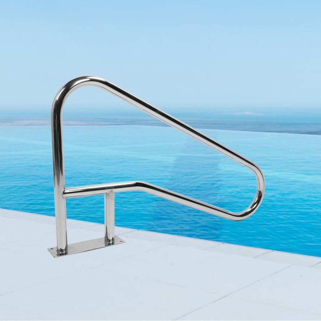Zhenl Swimming Pool Stair Rail 304 Stainless Steel Slip Resistance ...
