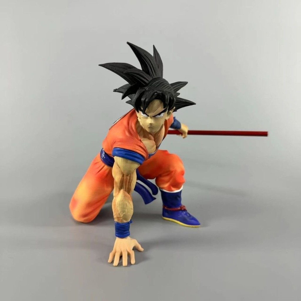 Dragon Ball Holding Stick Goku GK Squatting Posture Broken Arm Son ...