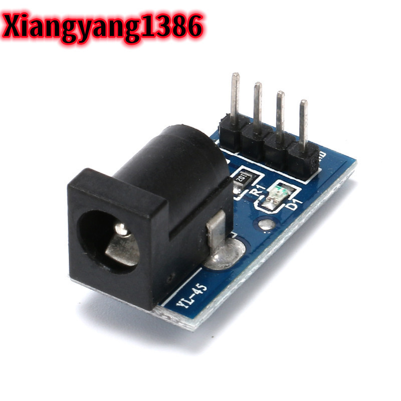 DC-005 DC005 Black DC Power Adapter Jack Socket Plug Module Board 5.5MM ...