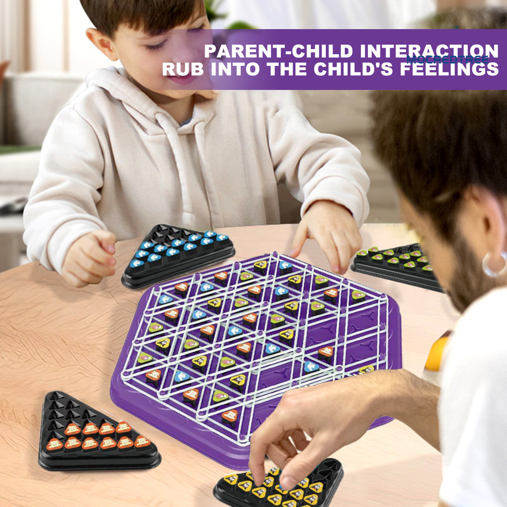 Mocredtree Triangle Chess Board Game Geometry Learning Focus Logic ...