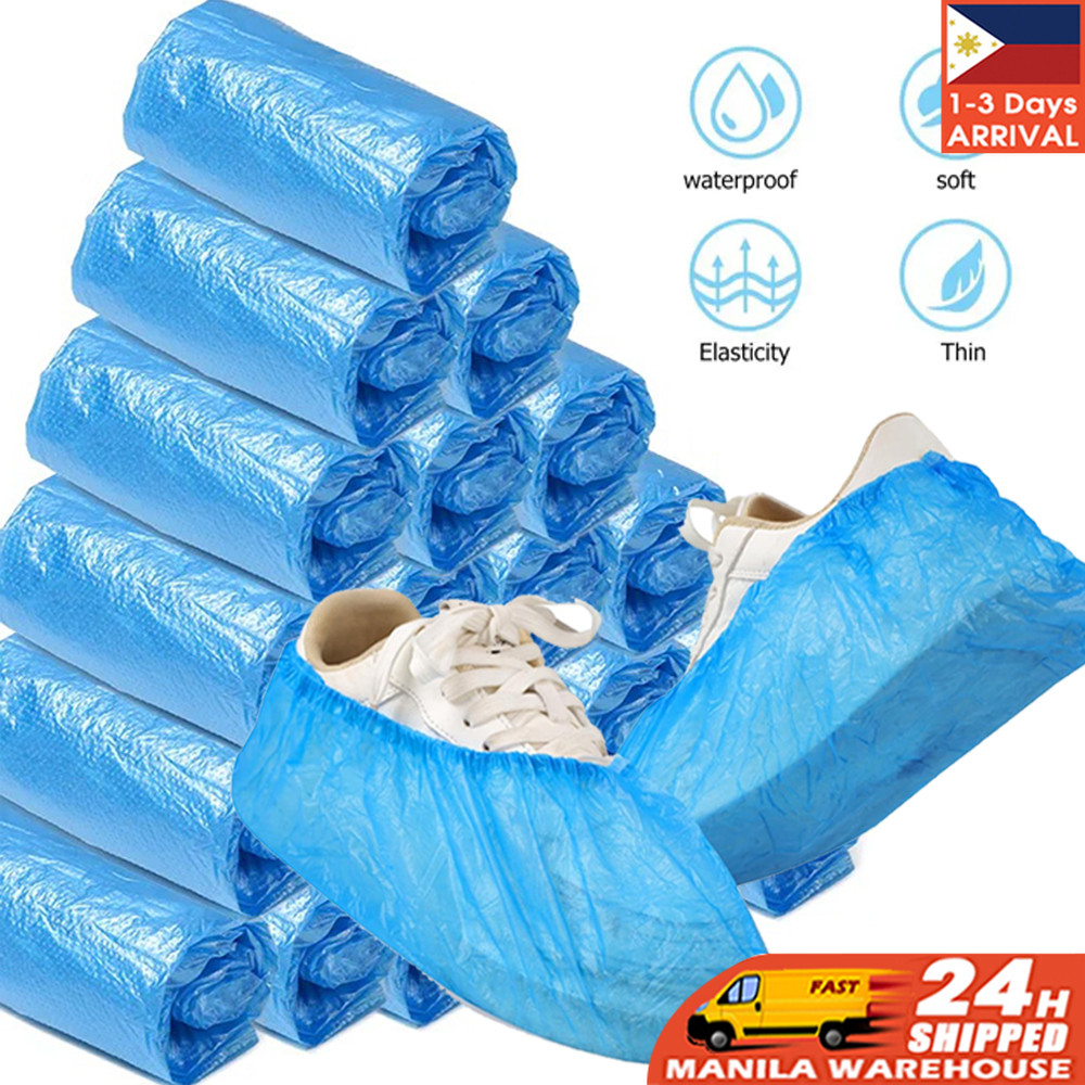 Disposable Plastic Shoe Covers - Waterproof Boot Covers for Indoor ...