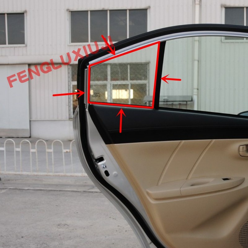 Suitable for Toyota 14 15 16 17 18 new Vios rear door corner window ...