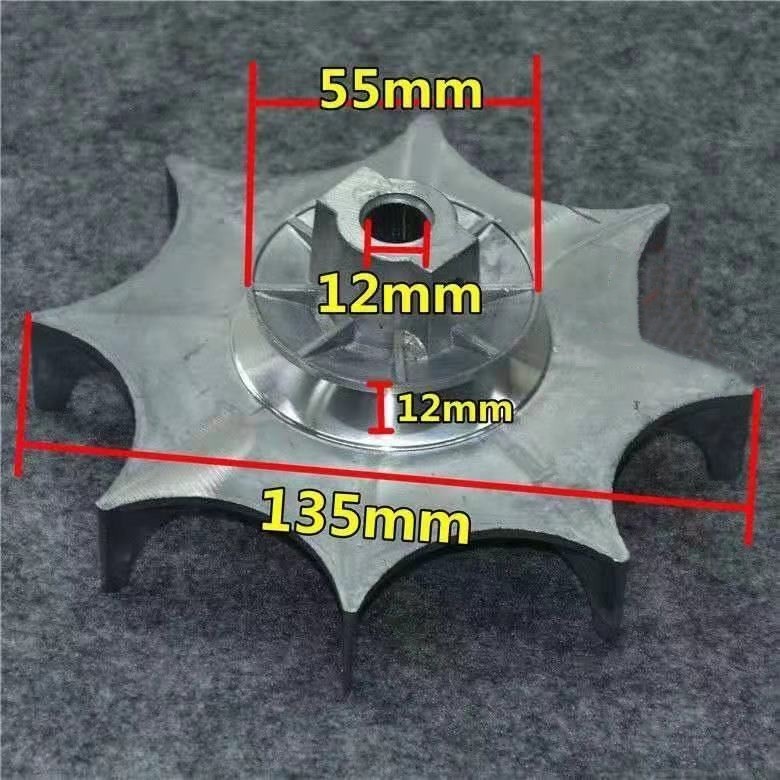 Washing machine pulley motor pulley pulley fan blade cooling wheel iron ...