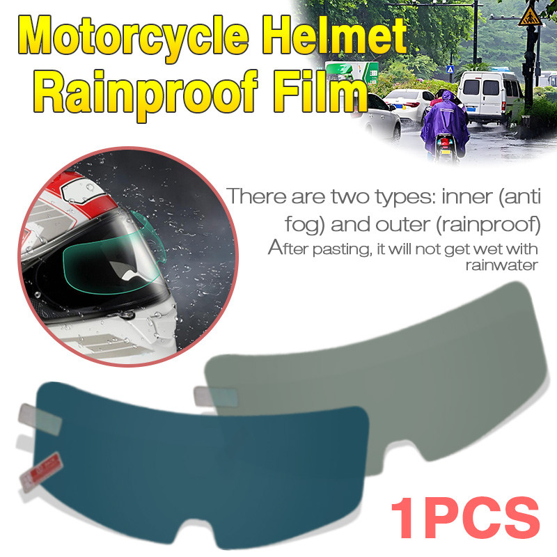 Anti-fog Sticker Helmet Film Transparent Helmet Lens Fog Films ...