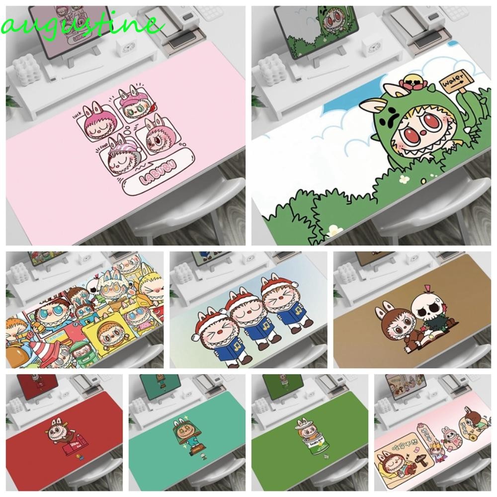 AUGUSTINE Labubu Time Mouse Pads, Anti-Slip Thickened Labubu Keyboard ...