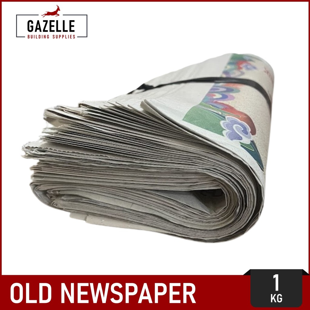 Old Newspaper Dyaryo per Kilo for Painting Wall Treatment | Shopee ...