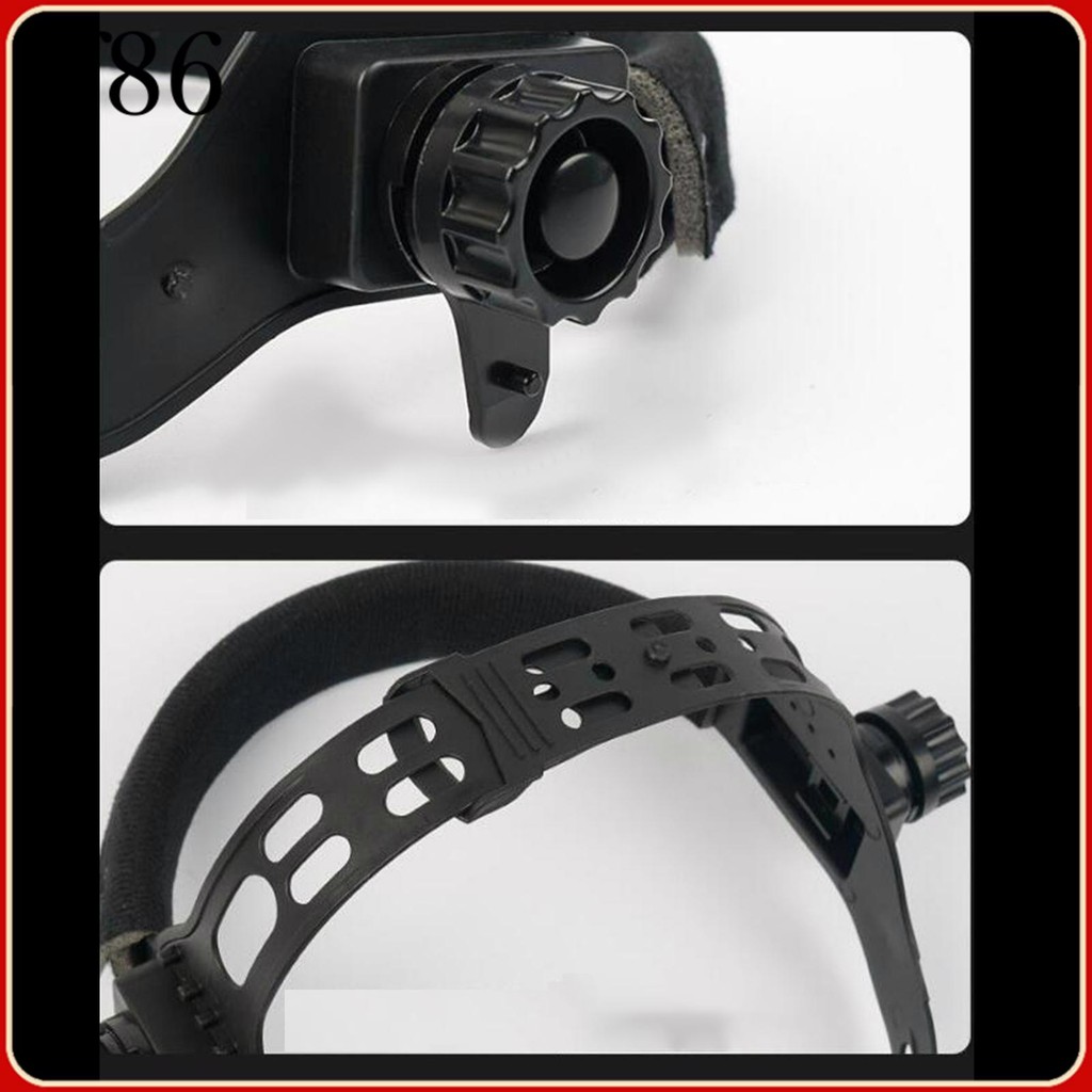 Adjustable Head Mounted Welder Helmet for Grind and Cut Professional ...