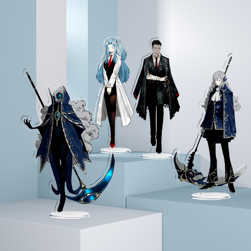 Library of Ruina Standing Anime KeyChain Lobotomy Corporation Men Key ...