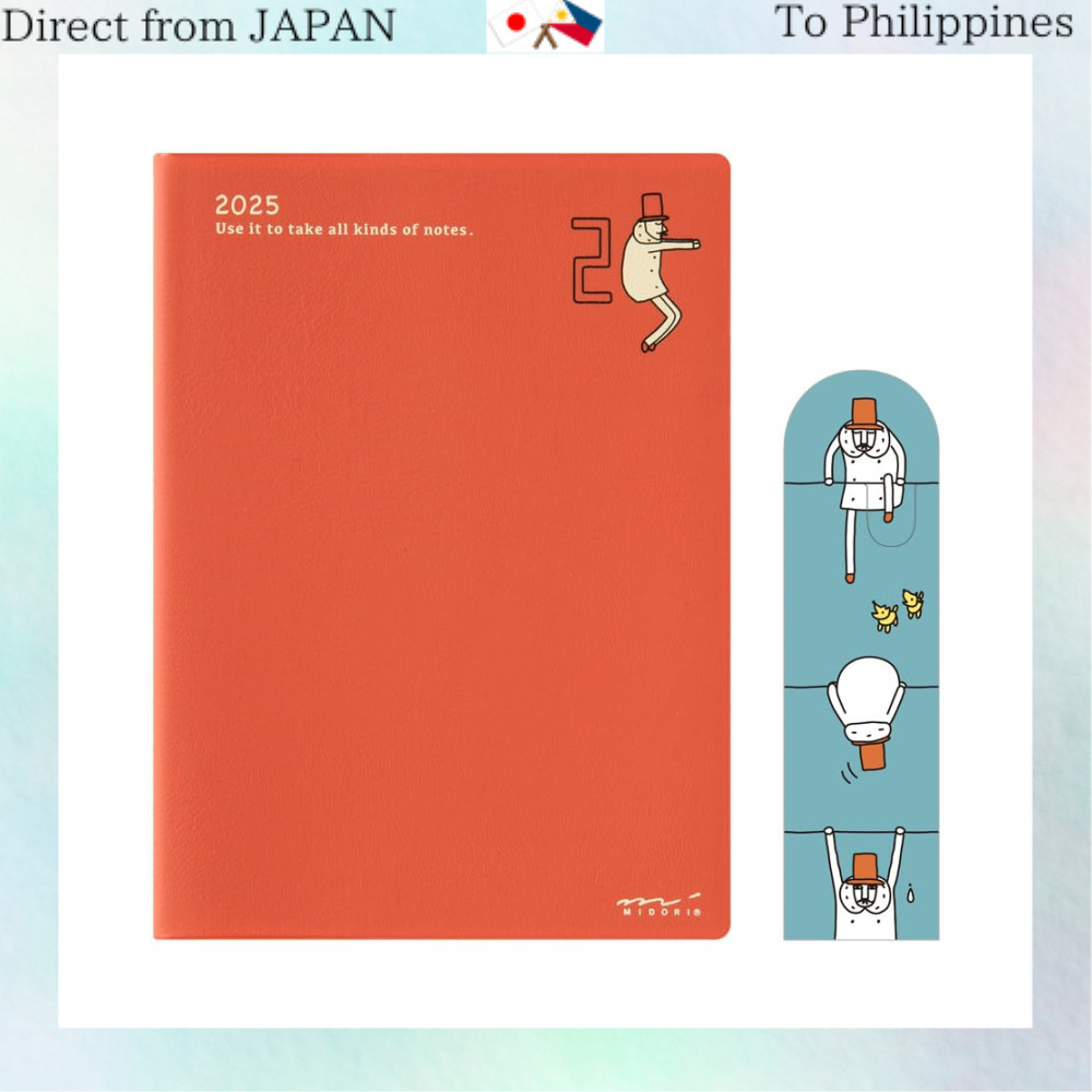 Midori Pocket Diary Notebook 2025 A6 Monthly Limited Edition with ...