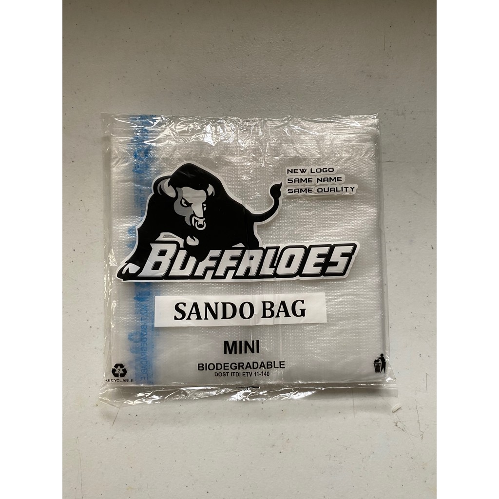 Sando Bag Biodegradable Plastic Buffaloes Mini Approx 50pcs | Shopee ...