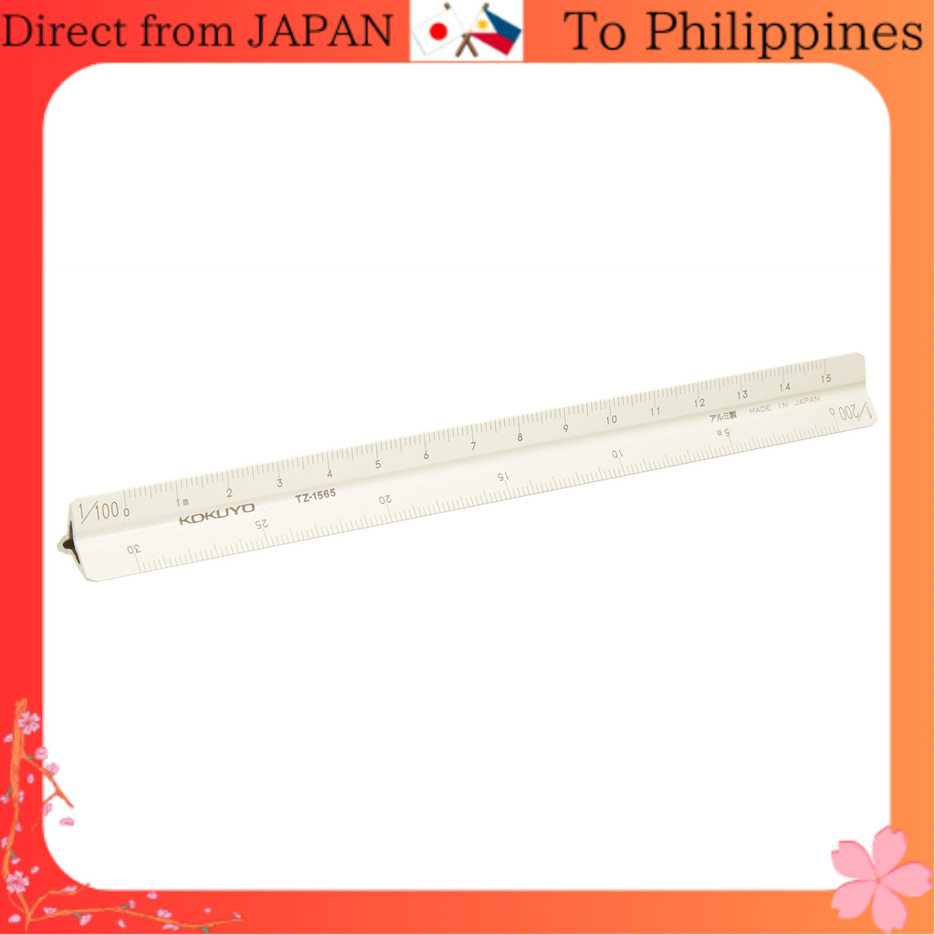 KOKUYO Triangular Scale Aluminum Pocket 15cm TZ-1565 ,15cm | Shopee ...