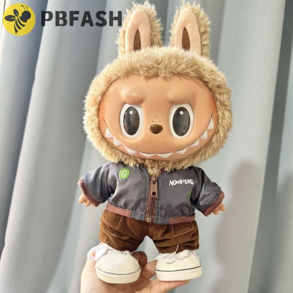PBFASH Labubu Time Clothes, Jacket Hat Labubu Plush Doll Outfit, Doll ...