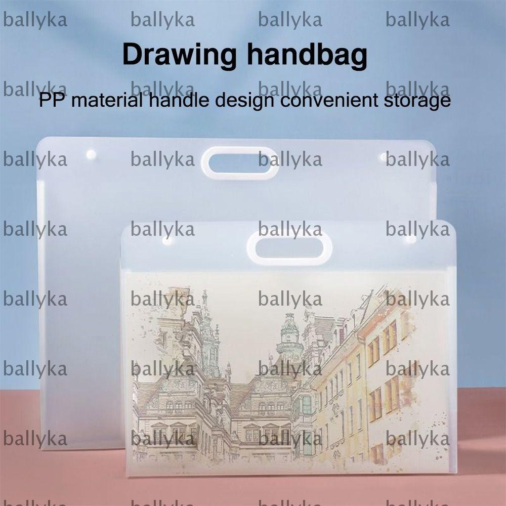 BALLYKA File Folder, 4K/8K/16K Waterproof Painting Paper Storage Bag, High Quality A2/A3/A4 ...