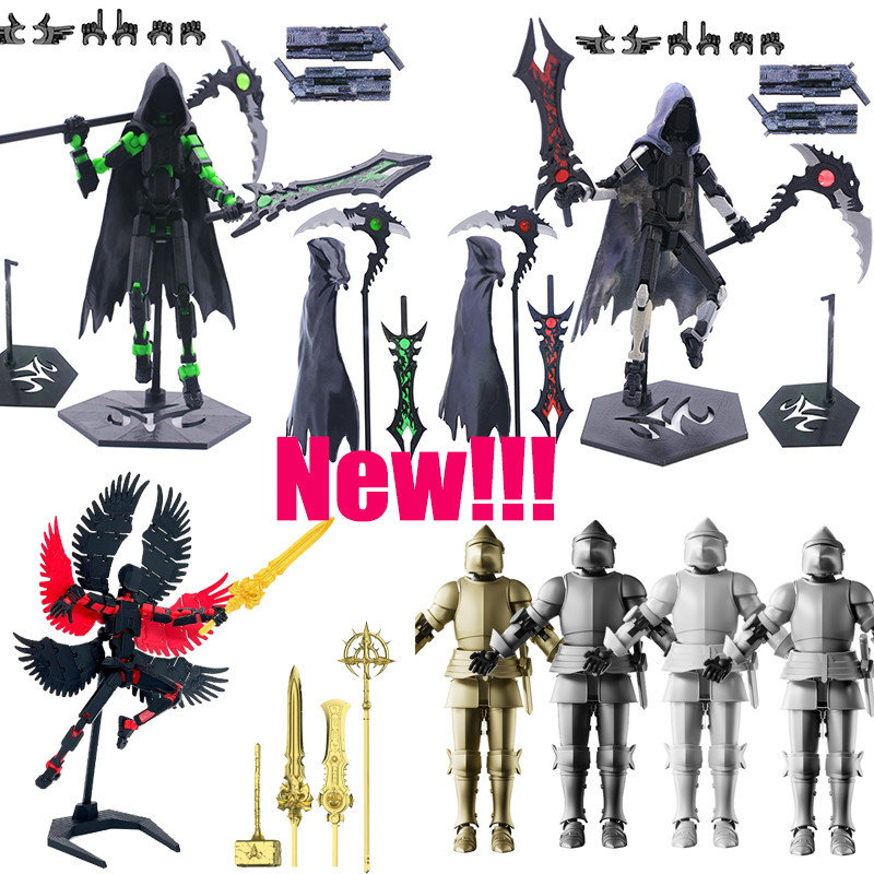 Dummy 13 Action Figure Six wings Angel Movable Joints Lucky 13 Action ...