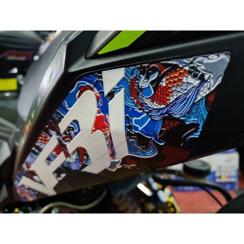 2d KOI FISH VF3I UNDERSEAT STICKER | Shopee Philippines