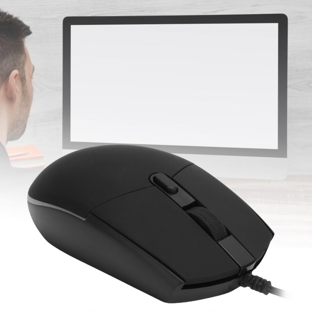 Mingxiu Notebook Mice Sensitive Gaming Mouse 6-Key Wired Optical for ...