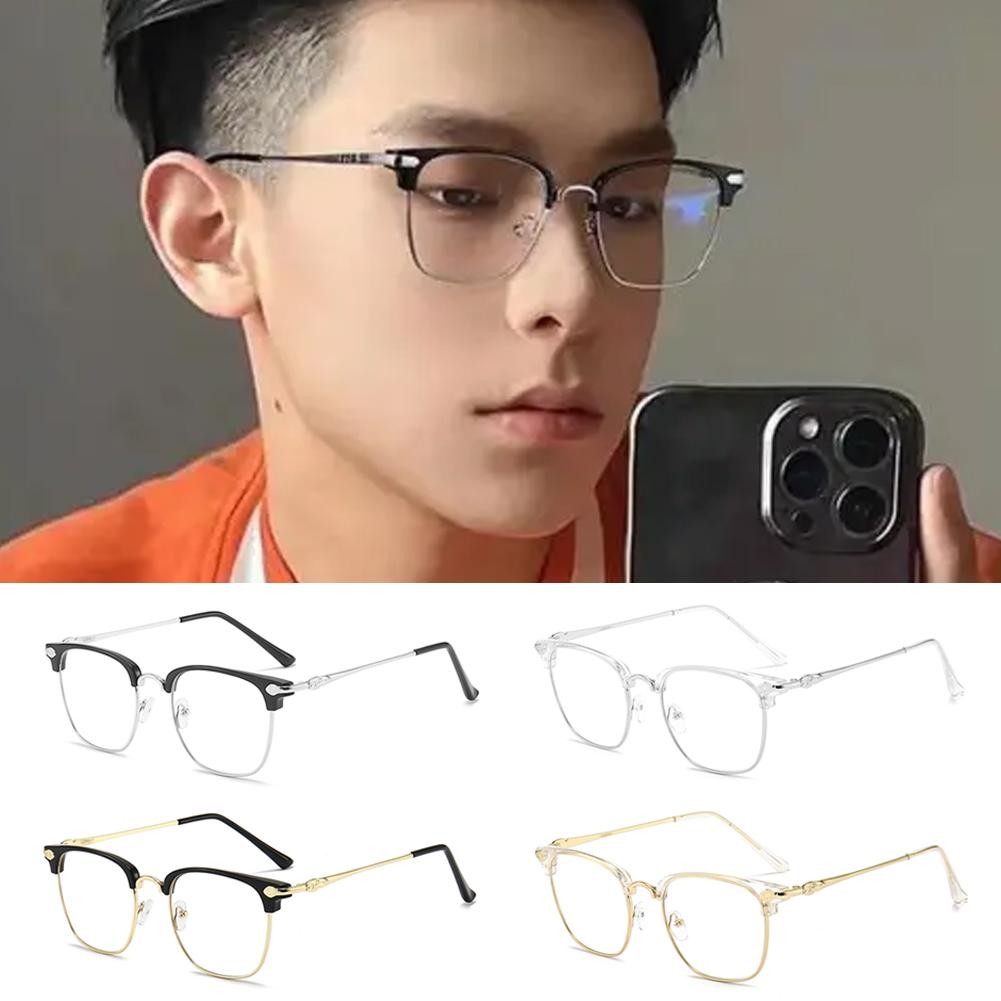 LYDIA1 Fashion Half Frame Eyewear Glasses H0t9 | Shopee Philippines