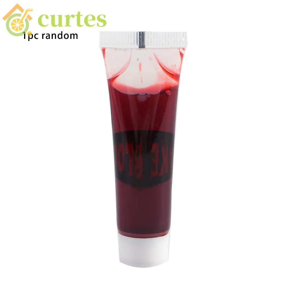 CURTES Fake Blood DIY Cosplay Toys Simulated Wounds Scar Tattoo Blood ...