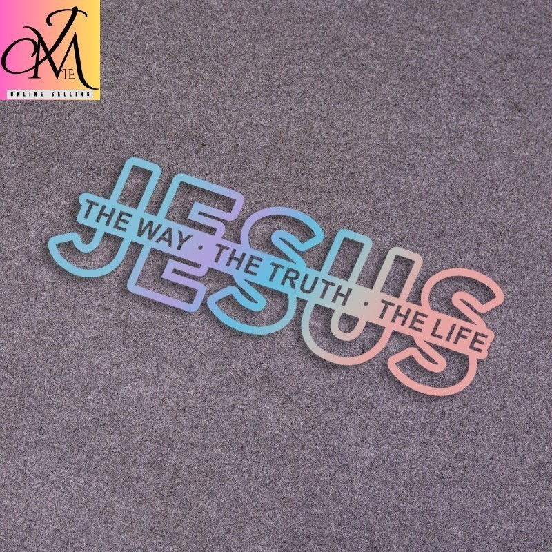 "Jesus Christ"-Waterproof Motorcycles and Automobile Decals Vinyl ...