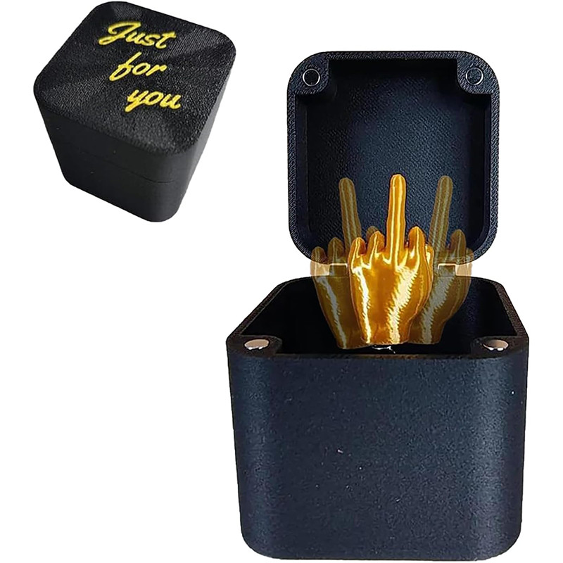 GMARTY Middle Finger Surprise Gift Box Perfect Hand Prank Pop Up Gift ...