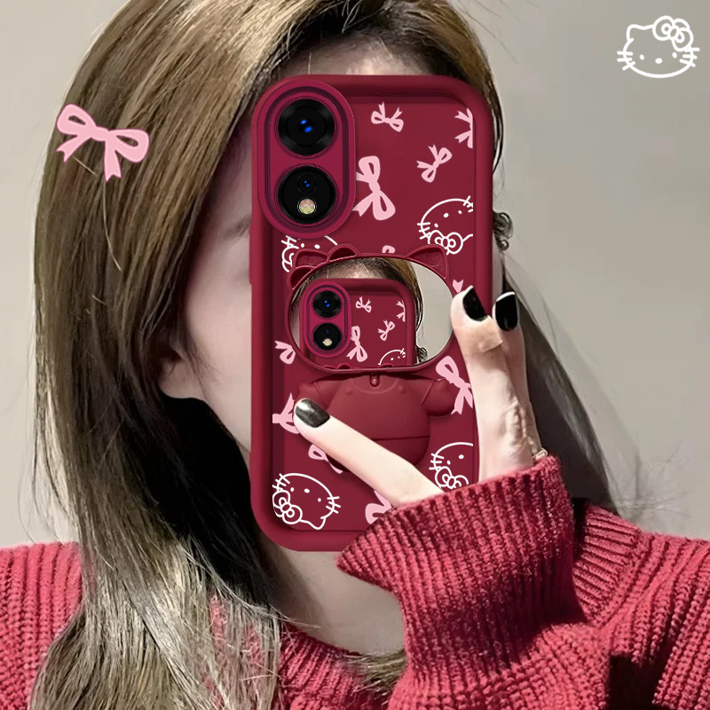 Case for OPPO A17 A17K A38 A18 A97 5G phone casing Soft shell KT cat ...