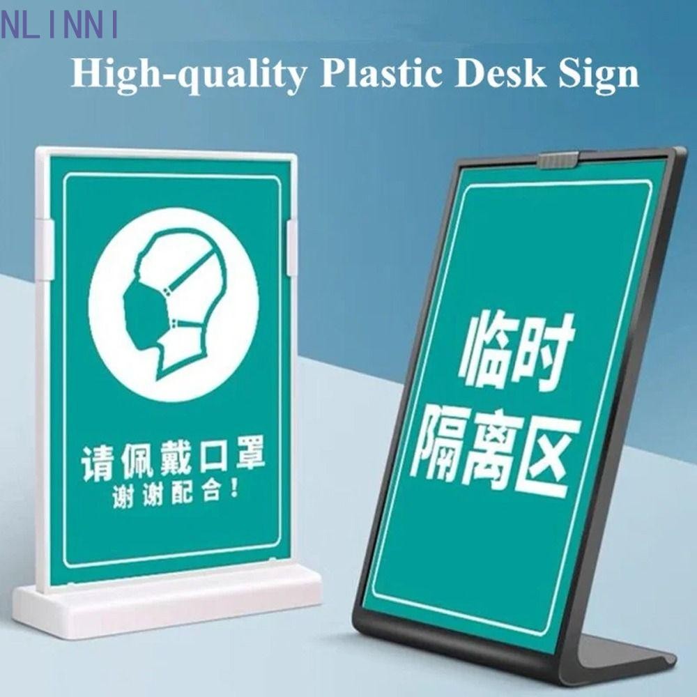NLINNI Acrylic Sign Holders, A4 a5 a6 Anti Drop Menu Display Stand, Ad ...