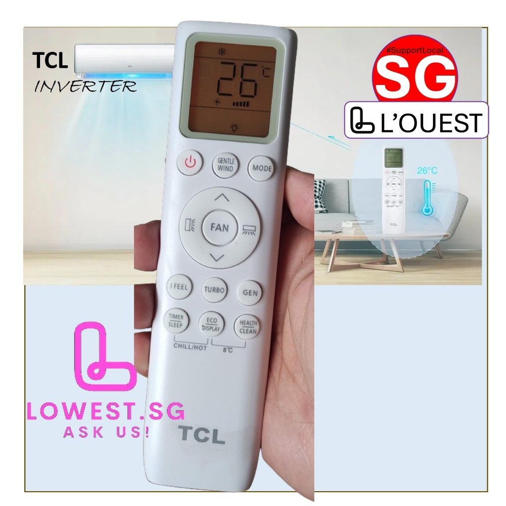 TCL Air Conditioner Remote Control (New with warranty) | Shopee Philippines