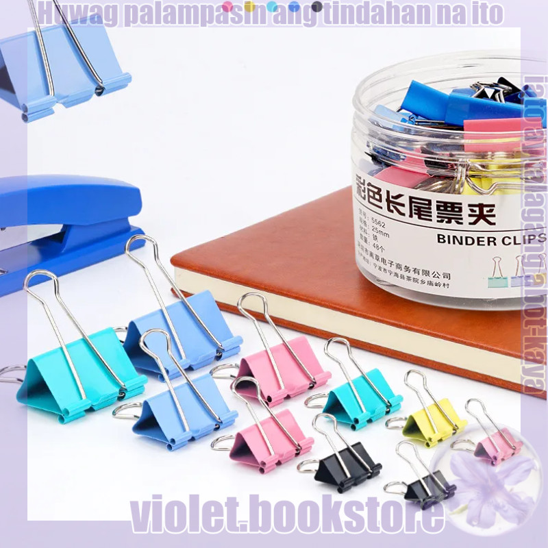 Metal Paper Clip 15/19/25/32/41/mm Color Paper Clip Used for Books ...