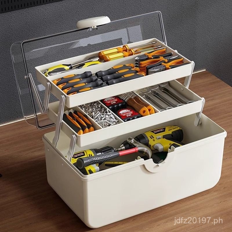 Multilayer48Household]Storage Box Small Hardware Accessories Multi-Functional Large Capacity ...