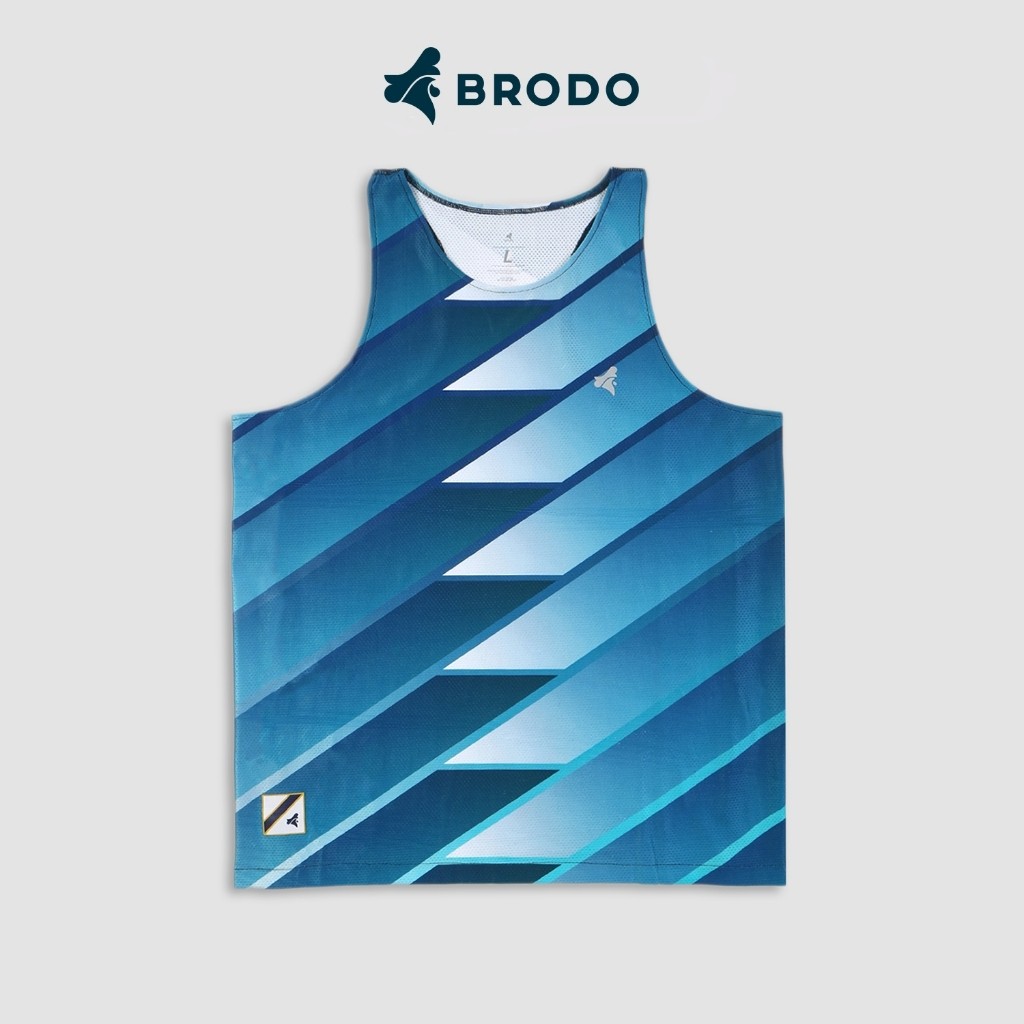 BRODO - Zaga Tanktop Jersey Marine Blue | Shopee Philippines