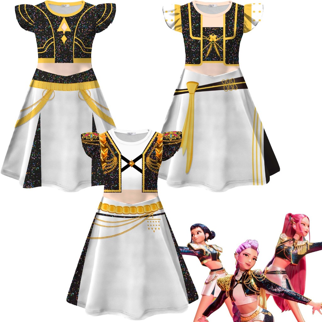 K-Pop Demon Hunters Girls Dress Children Clothing KPop Demon Hunters ...