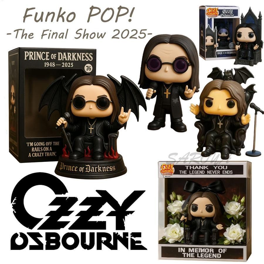 FunkoPOP! Moment Ozzy Osbourne The Final Show 2025 Fans Anime Figures ...