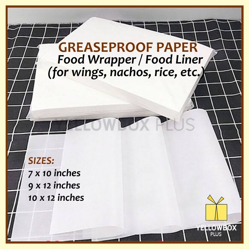 Rice Wrapper Paper Greaseproof Paper 1000pcs Food Wrapper Food Liner ...
