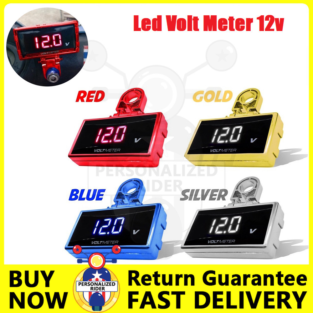 Motorcycle Volt Meter With Frame Classic Digital Speedometer Odometer ...