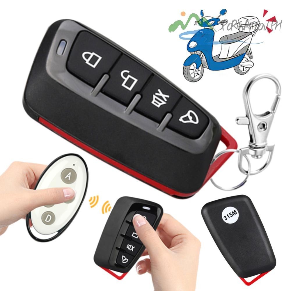 315 MHz/433 MHz Remote Control Duplicator Black 4 Button Remote Control Key Fob [Sportnation.ph ...