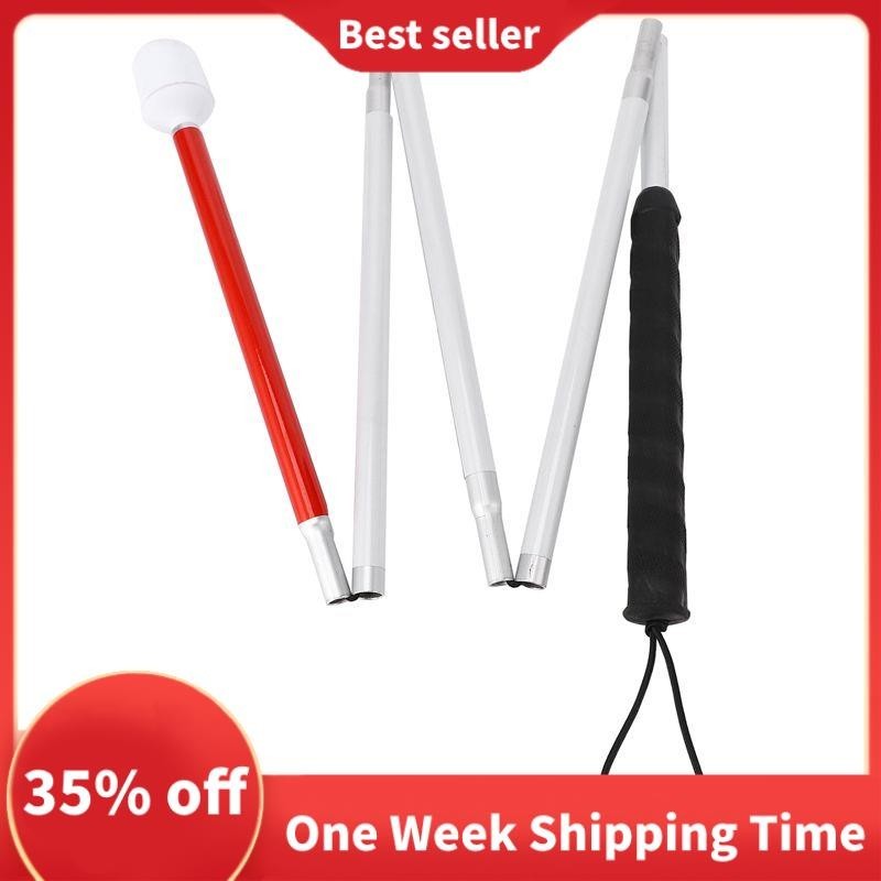 Available Aluminum Folding Cane 4-Sec Folding Cane with Rolling Tip for ...