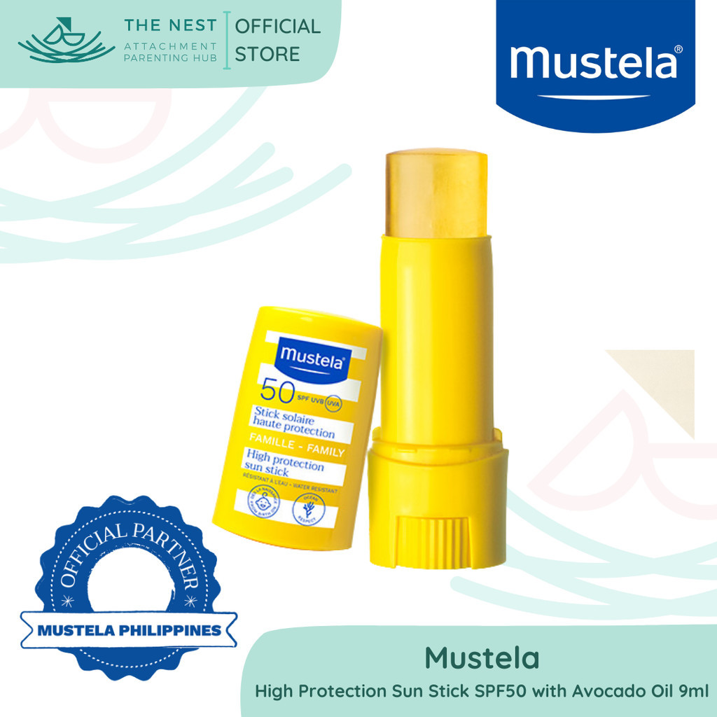 Mustela High Protection Sun Stick SPF50 with Avocado Oil 9ml | Shopee ...